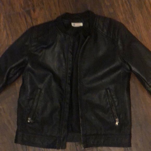 H&M | Jackets & Coats | Hm Leather Jacket | Poshmark